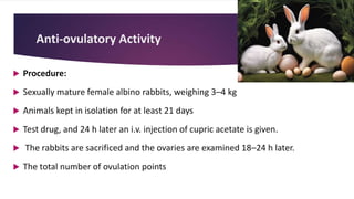 Screening of anti-fertility agents.powerpointt | PPTX