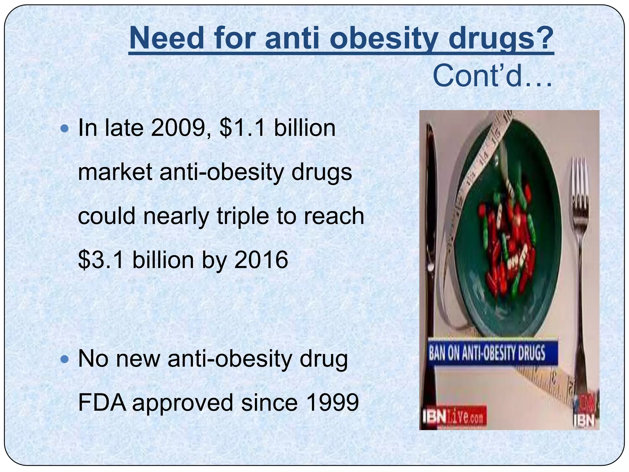 Screening of anti obesity drugs | PPTX