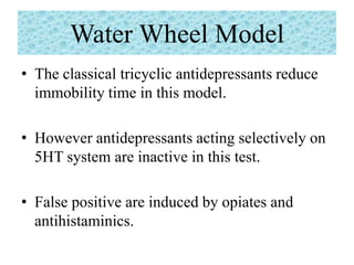 Screening of antidepressant agents | PPTX