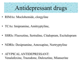 Screening of antidepressant agents | PPTX