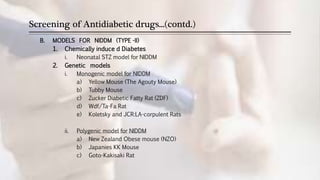 Screening of Antidiabetics | PPTX