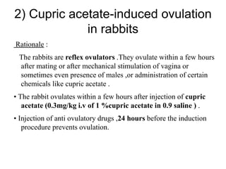 Screening of ANTIFERTILITY AGENTS and APHRODISIACS | PPTX
