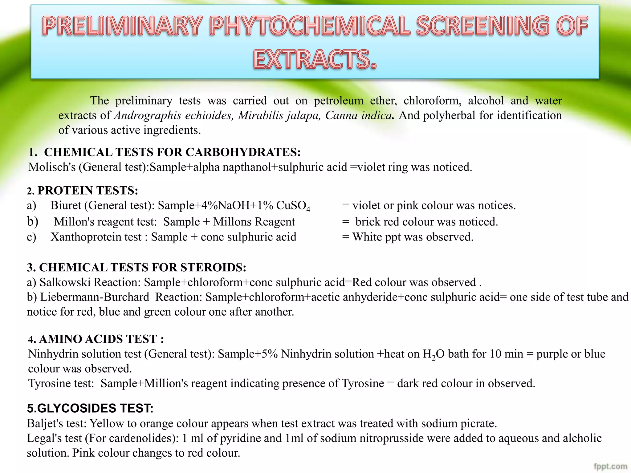 Screening of antimicrobial activity. | PPTX