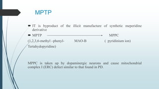 Screening of antiparkinson agent | PPTX