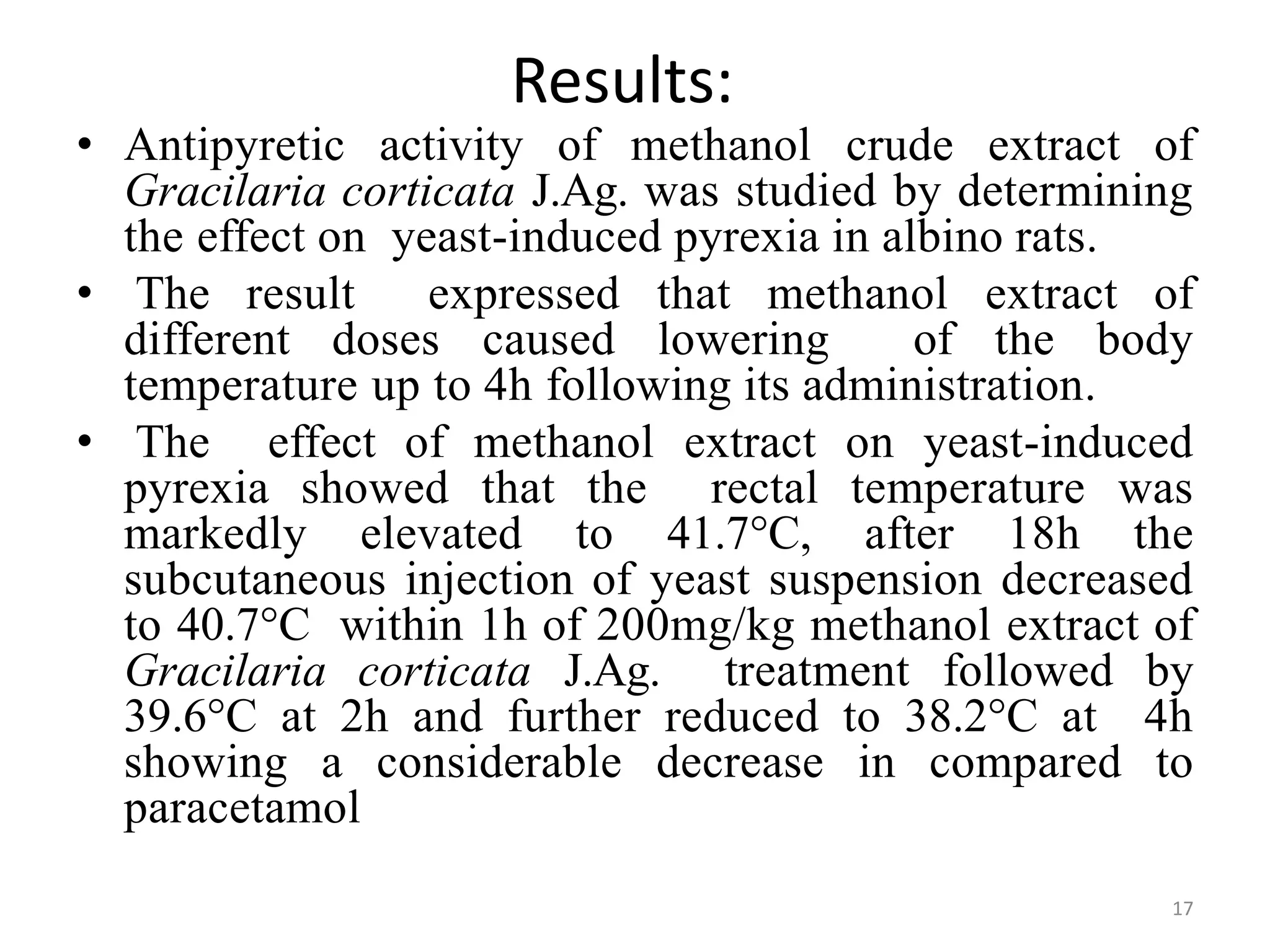 Screening of antipyretic drugs | PPTX