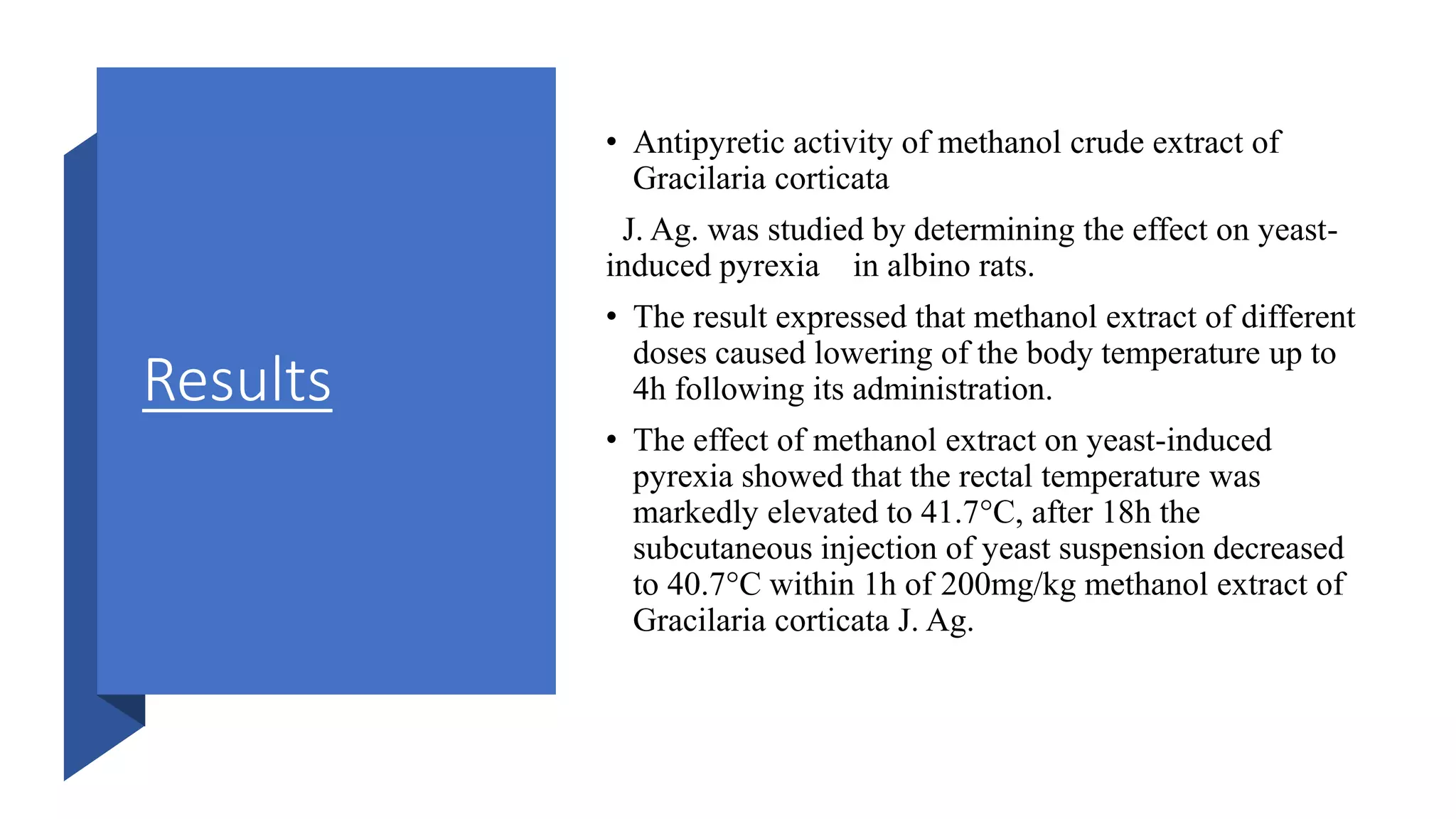Screening of antipyretic drugs | PPTX