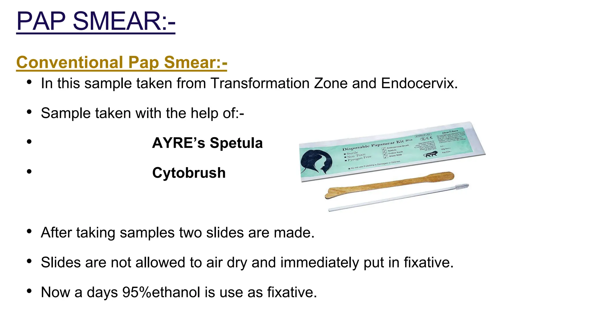 Screening of cervical cancer ppt for mbbs | PPTX