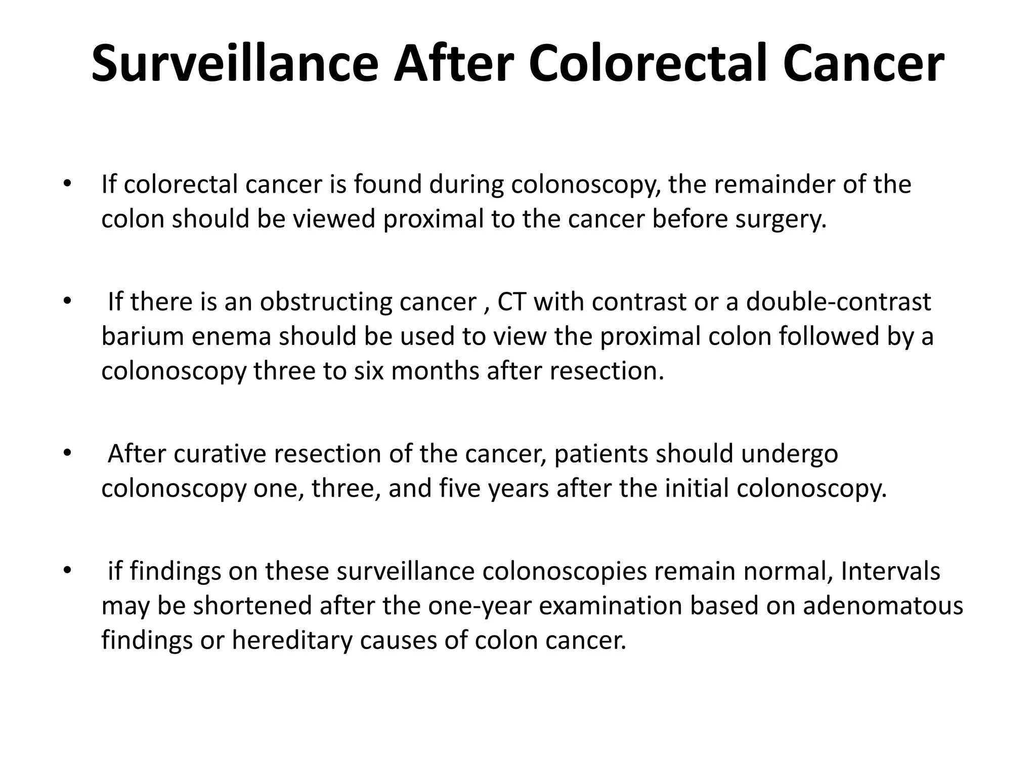 Screening of colorectal cancer | PPTX