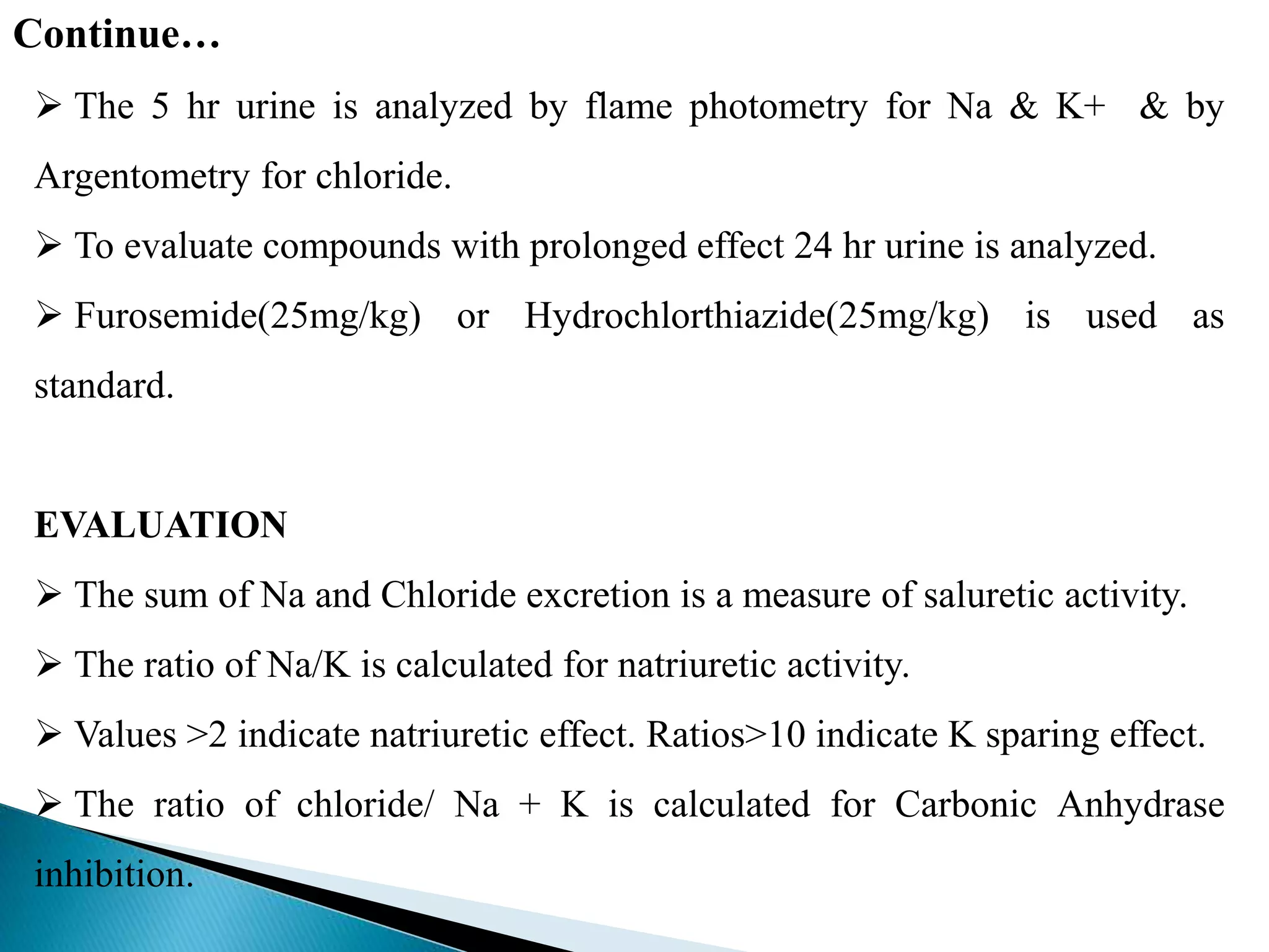 Screening of Diuretics M.PHARM PHARMACOLOGY. | PPTX