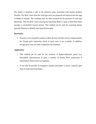 SCREENING OF DNA LIBRARIES : hybridization, immunological method. | PPTX