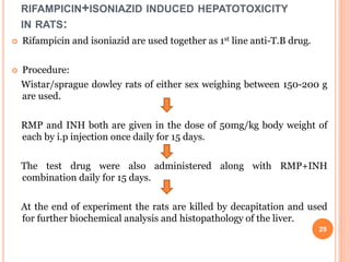 Screening of hepatoprotective drugs | PPTX