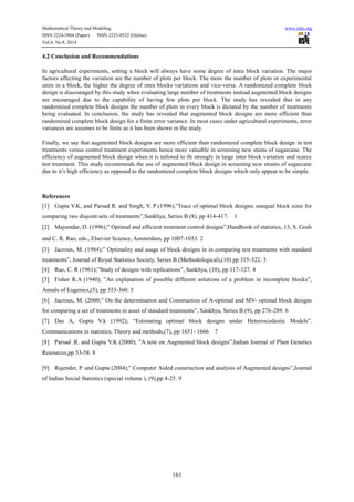 Screening of new strains of sugarcane using augmented block designs | PDF
