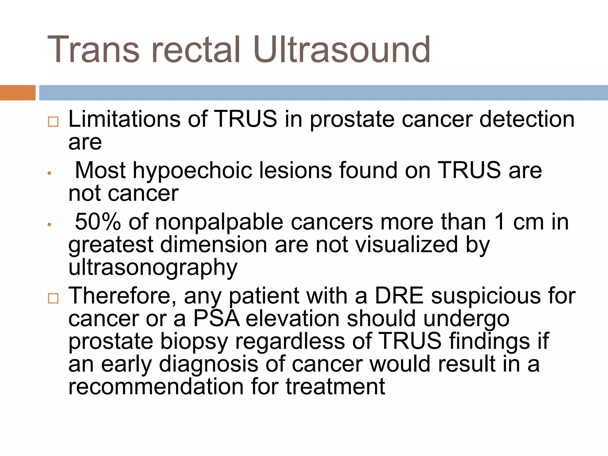 Screening for carcinoma prostate | PPTX