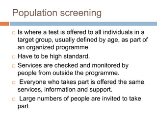 Screening for carcinoma prostate | PPTX