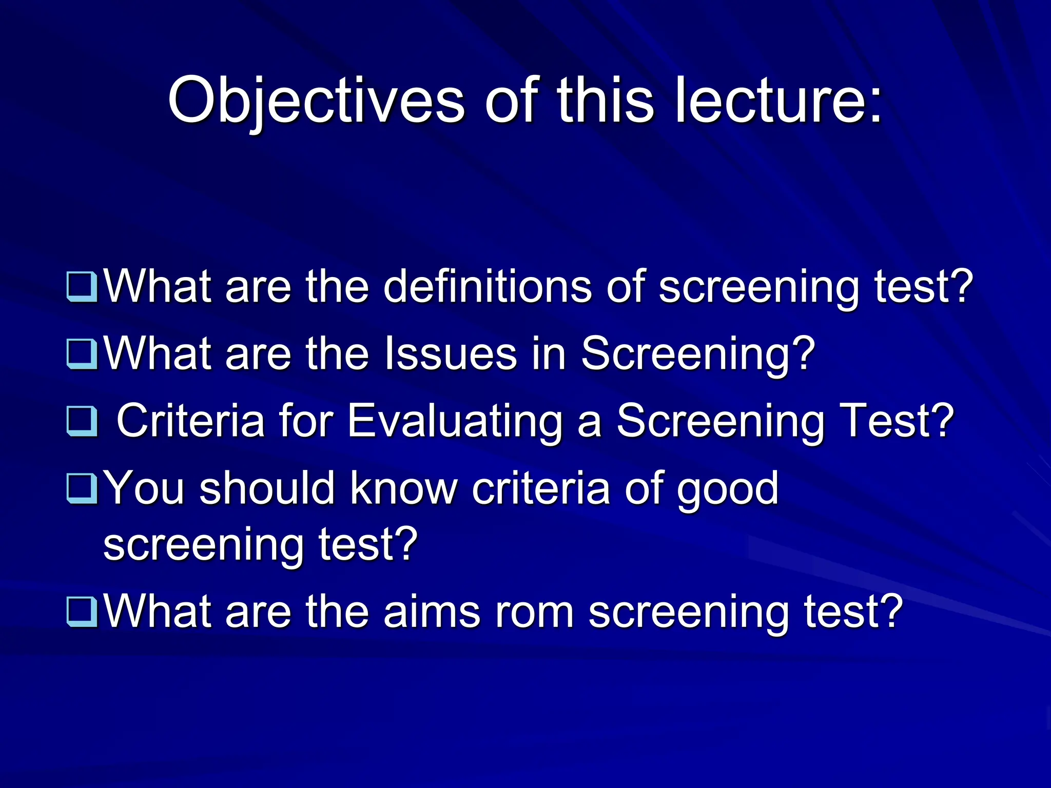 Screening Test - 11.ppt
