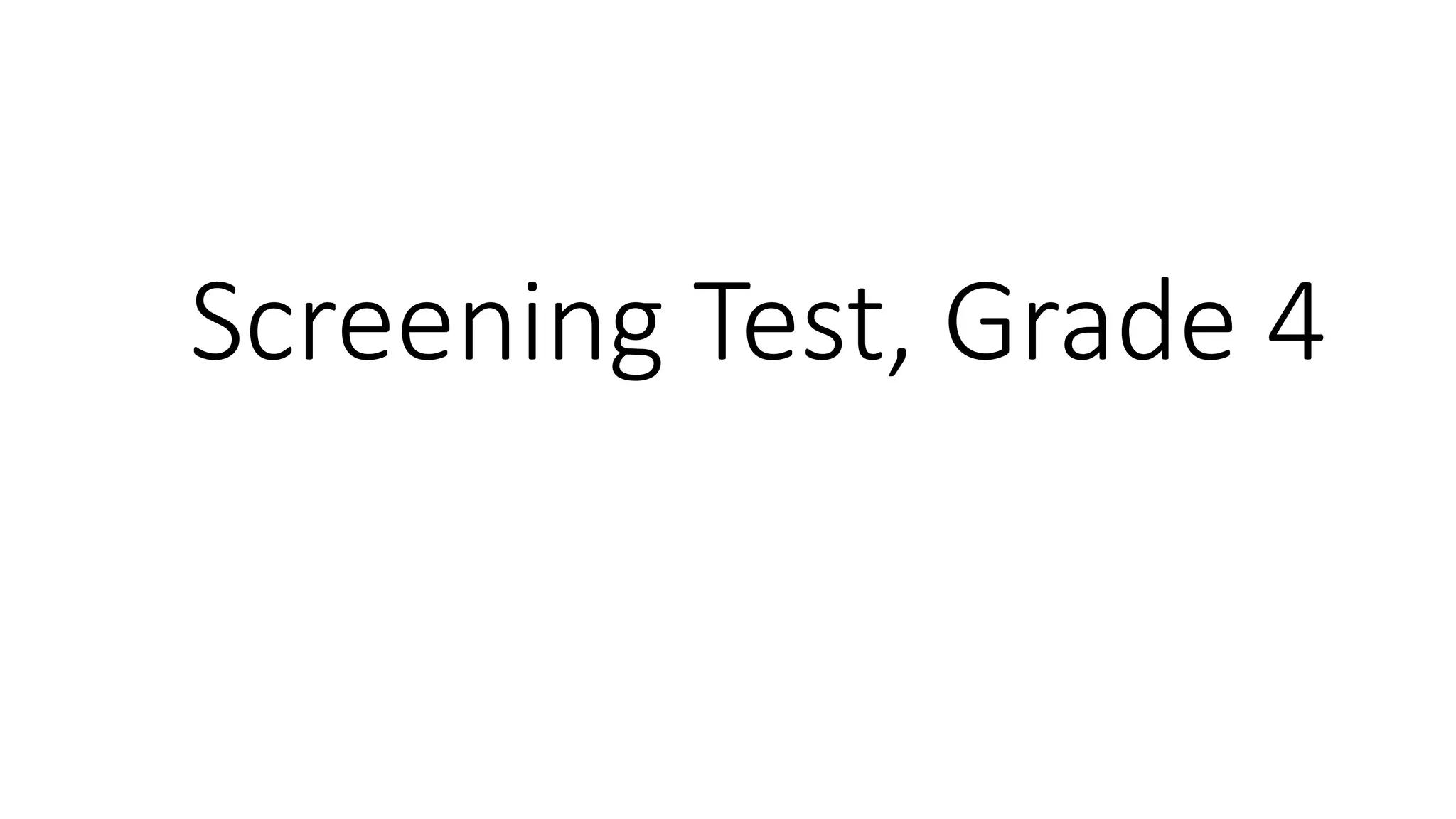 Phil IriGroup Screening Test, Grade 4.pptx