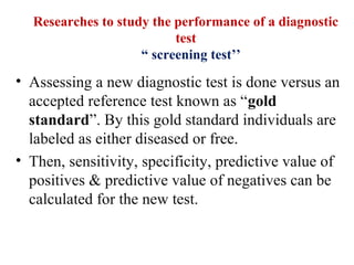 Screening tests | PPT