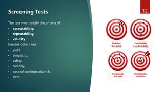 SCREENING TESTS | PPTX