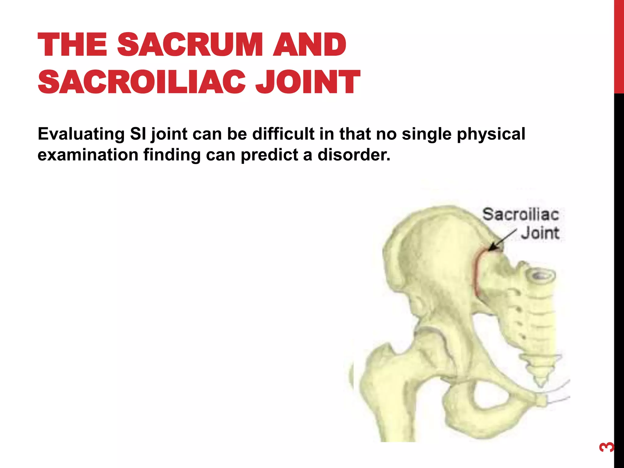 Screening the sacrum, sacroiliac and pelvis | PPTX