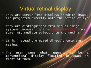 Screenless display | PPTX