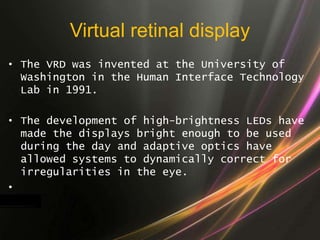 Screenless display | PPTX
