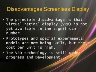 Screenless display | PPTX
