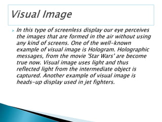 Screenless display | PPTX