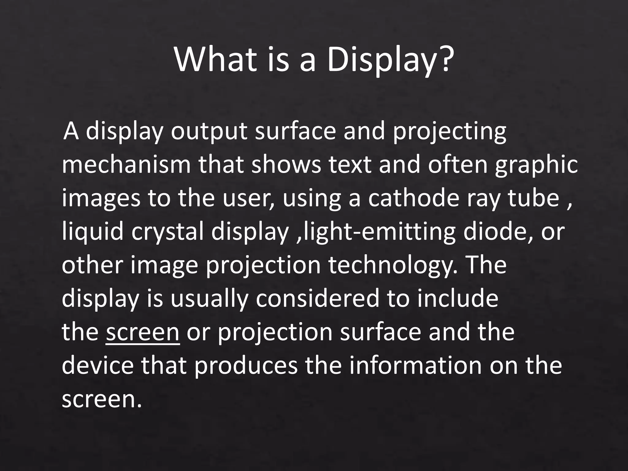 Screenless display | PPTX