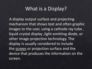 Screenless display | PPT