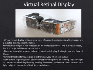 Screenless display | PPT