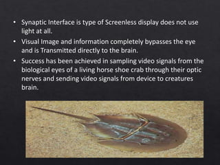 Screenless display | PPT