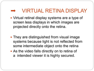Screen less display | PPTX