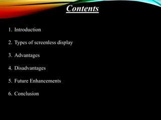 Screenlessdisplay | PPTX