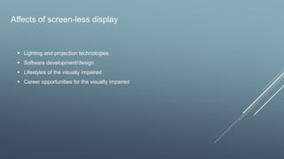 Screenless display | PPT