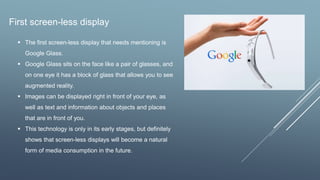 Screenless display | PPT