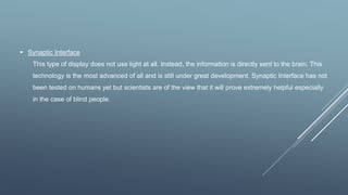 Screenless display | PPT