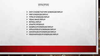 SCREENLESS DISPLAY.pptx