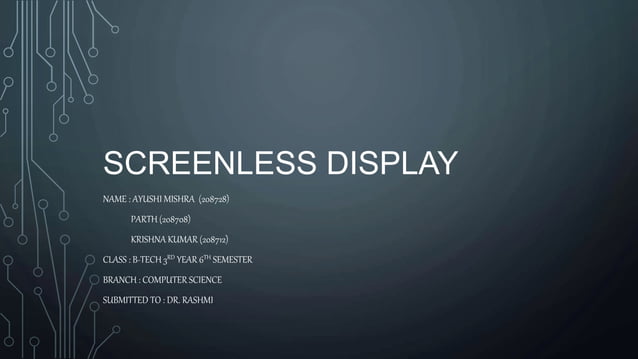 Screenless display.pptx