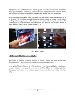 Screenless display report | DOCX