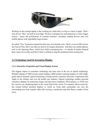 Screenless display report | DOCX