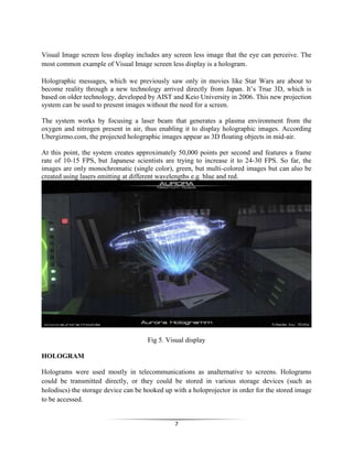 Screenless display report | DOCX