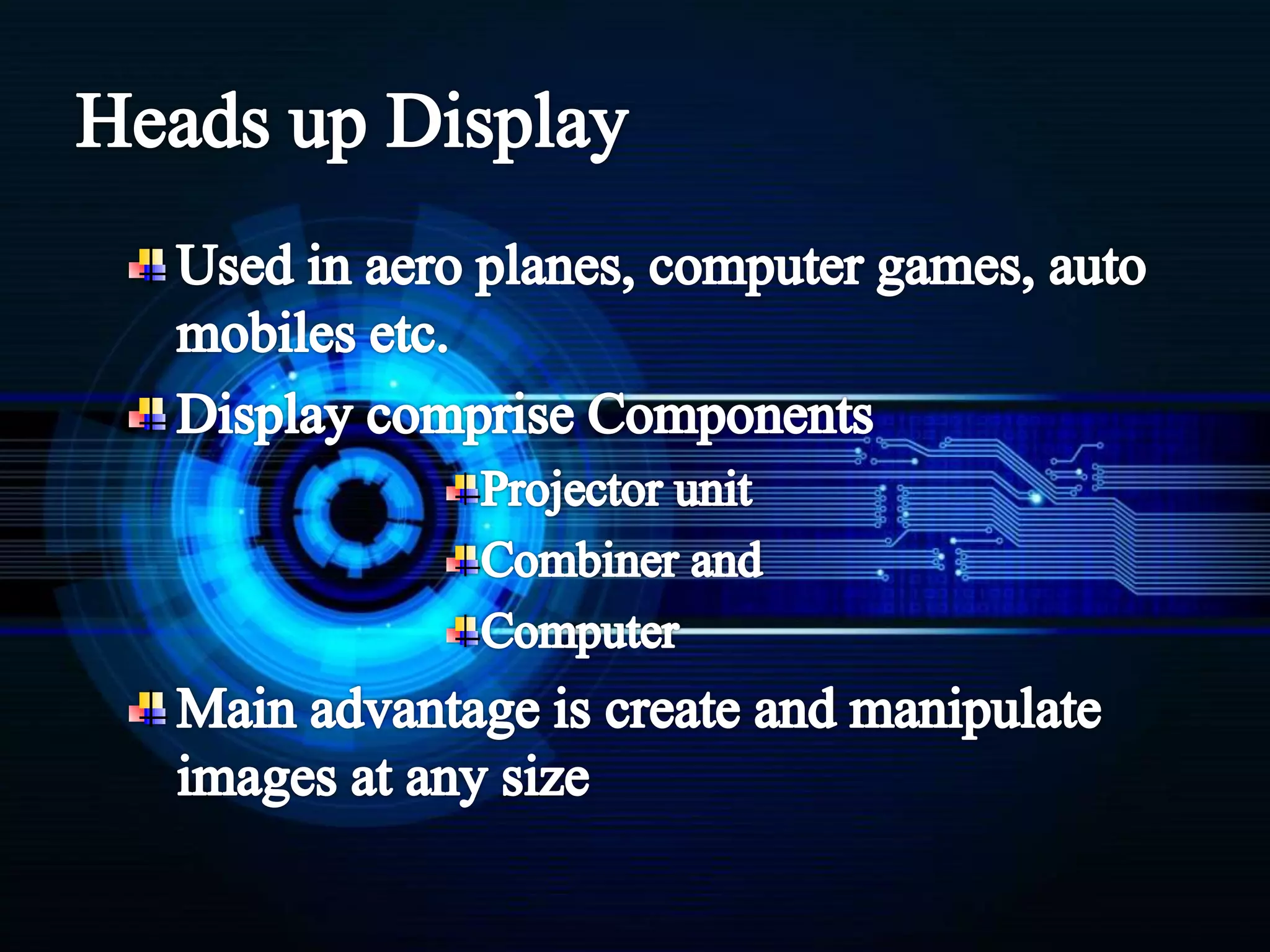Screenless display technology ppt | PPTX