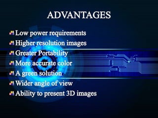 Screenless display technology ppt | PPTX