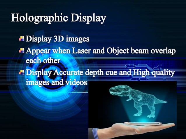 Screenless display technology ppt | PPTX