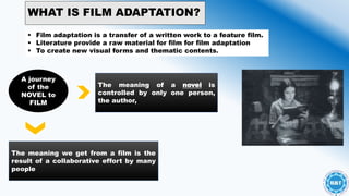 film adaptation | PPTX
