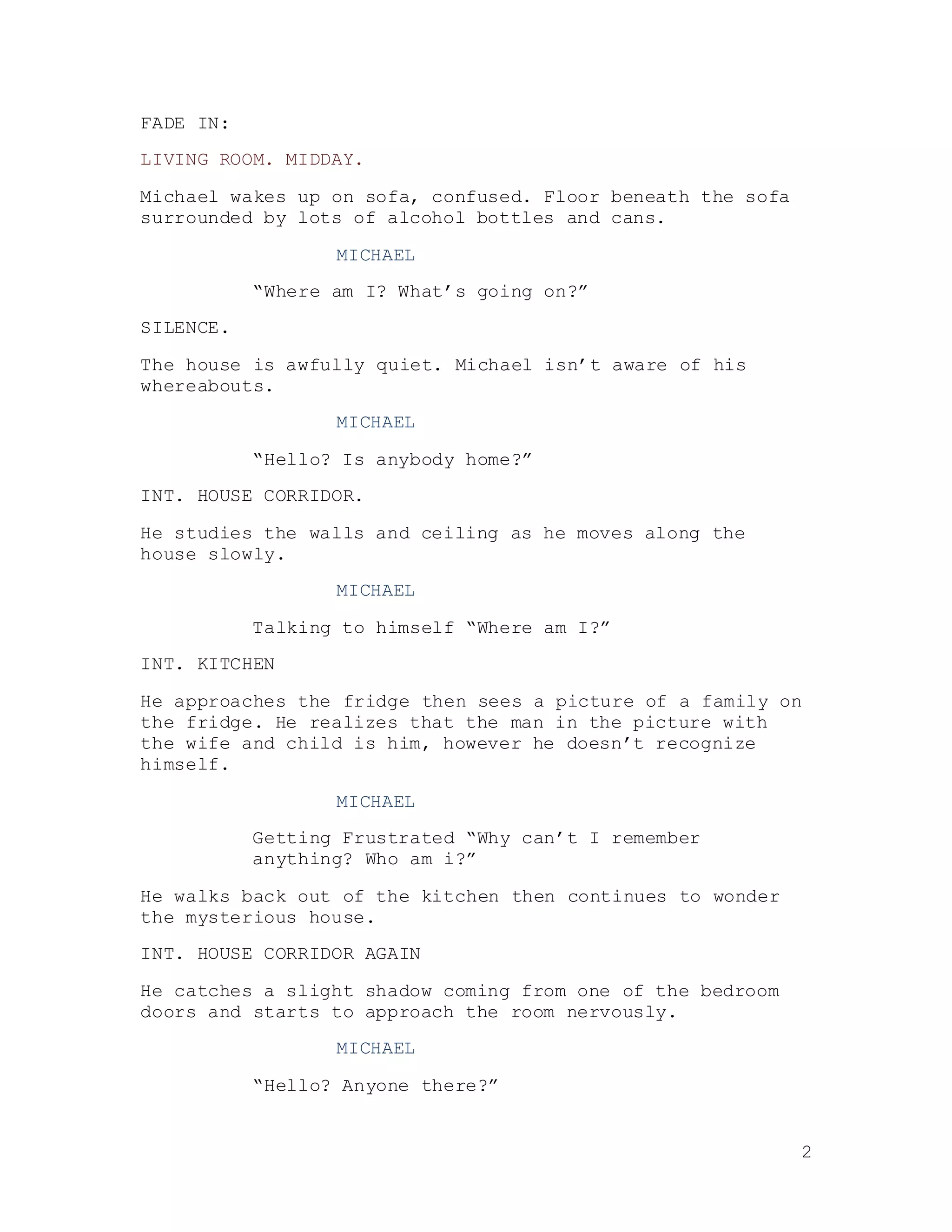 Script for The Forgotten | DOCX | Documentary | Genres