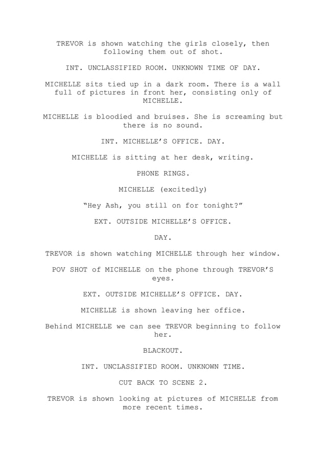 Screenplay | DOCX | Screenwriting | Content Production