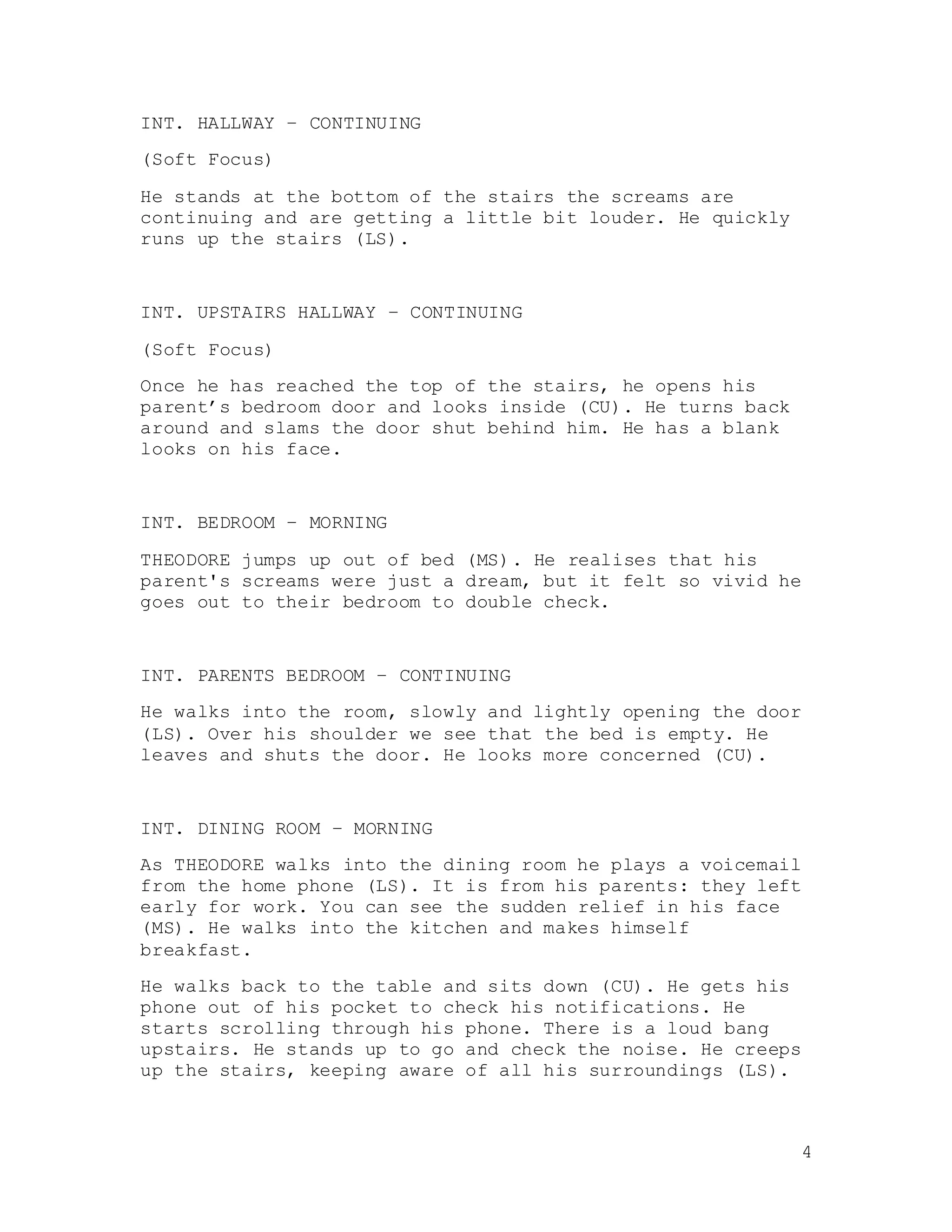Filming Screenplay | DOCX