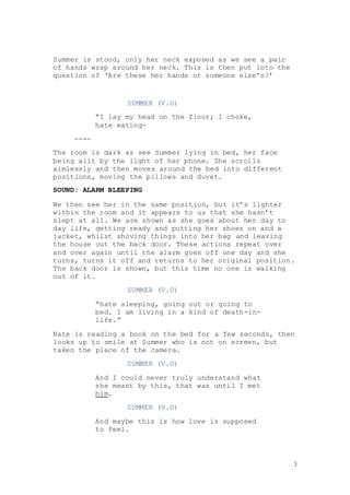 First Screenplay Draft | PDF