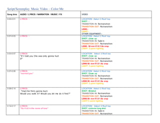 Screenplay final (1) | PPT